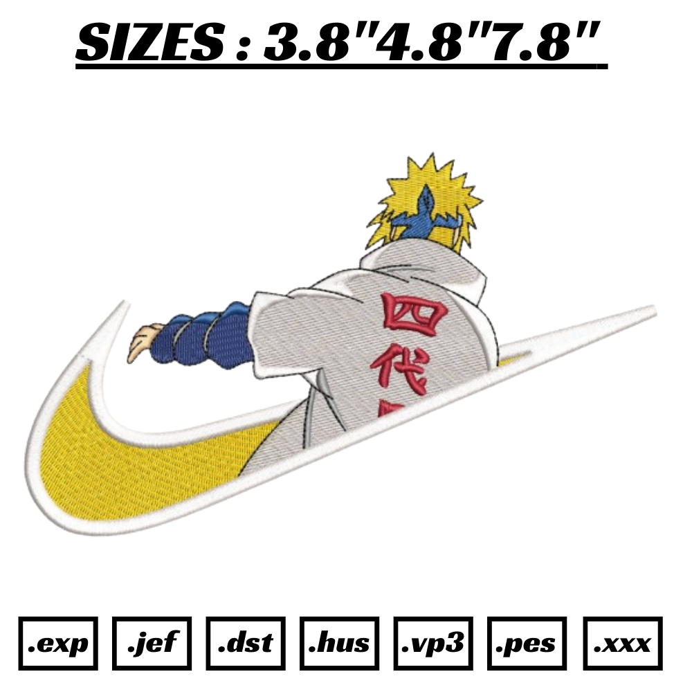 Minato Embroidery Design, Naruto Anime Embroidery Design, Ma | Inspire ...
