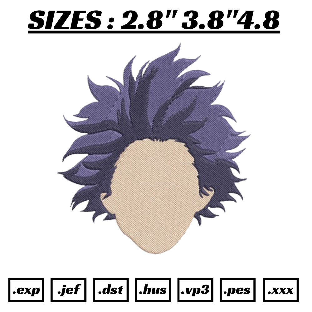 Hitoshi Shinsou Face Embroidery Design, Download Anime, My H | Inspire ...
