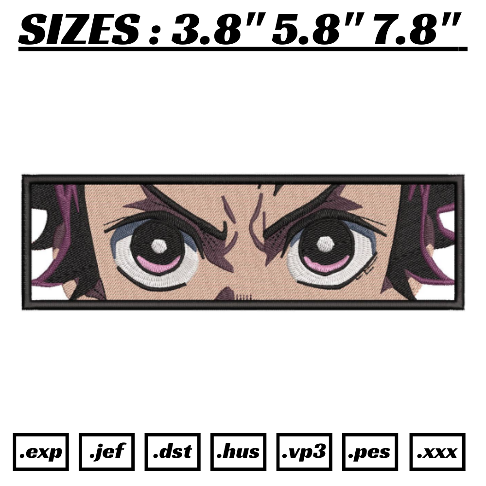 Tanjiro Box Embroidery Design, Anime Embroidery Design, Digi | Inspire ...