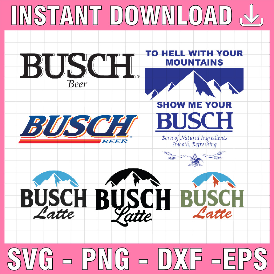Busch Latte Bundle SVG, Busch Latte svg,png, Busch latte bee - Inspire ...