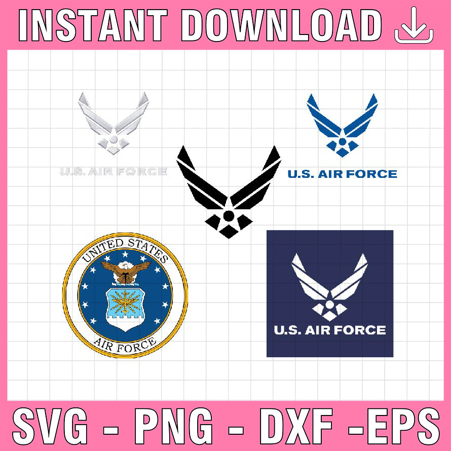 US Air Force vector svg, eps, dxf, png high res, jpg, pdf, w - Inspire ...