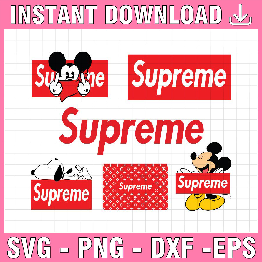 Supreme Fashion Brand Logo svg, Designer Brand Logo svg, Lux | Inspire ...