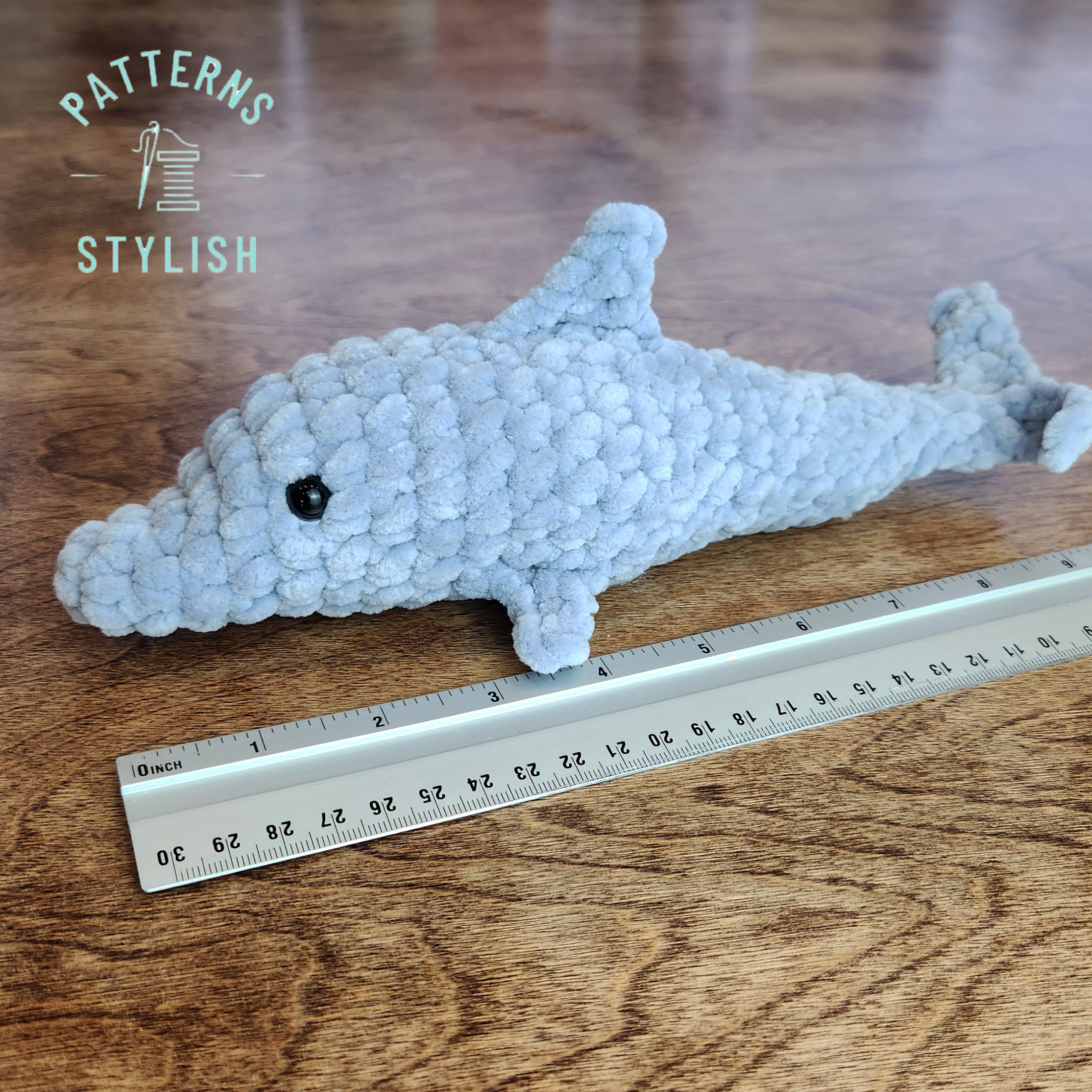Amigurumi DIY Tutorial: No-Sew Plush Dolphin Crochet Pattern | Inspire ...