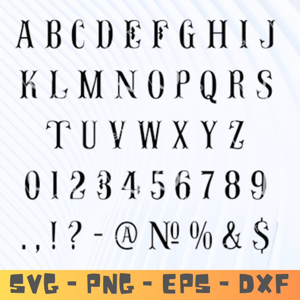 Alphabet Svg Fonts | Inspire Uplift