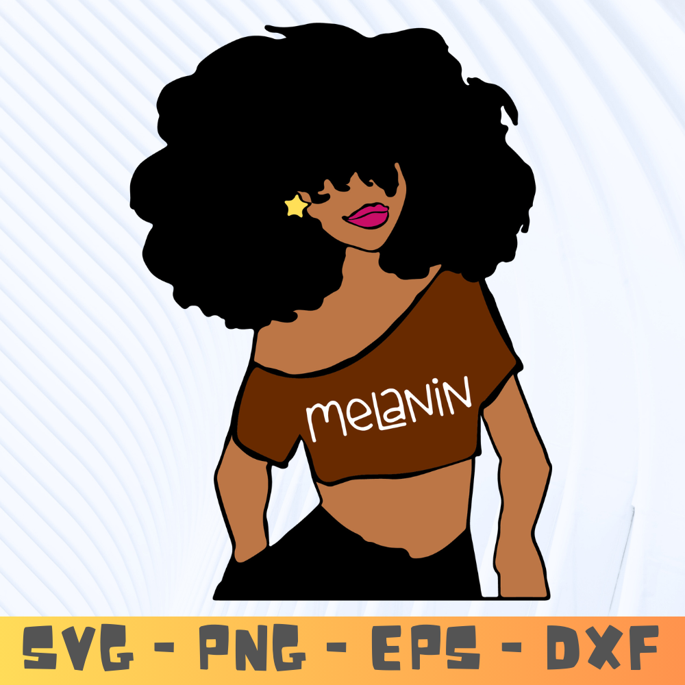 Afro With Words Svg | Inspire Uplift