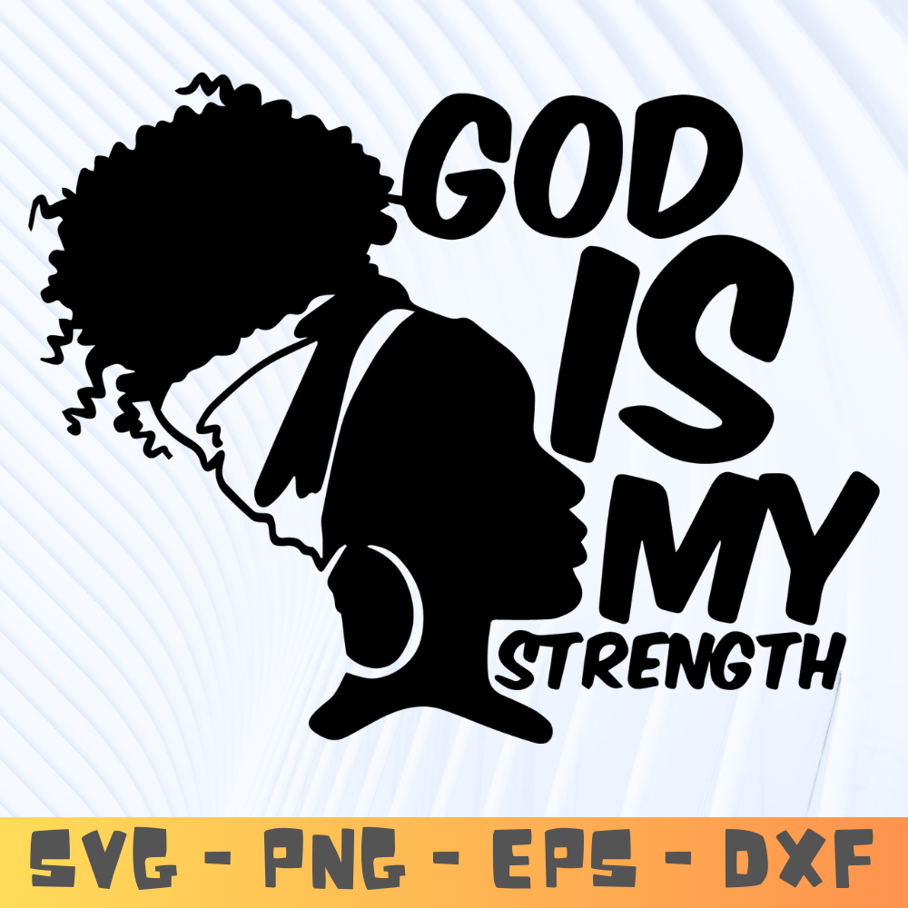 Melanin God is My strentgh, afro girl with curly hair, melan | Inspire ...