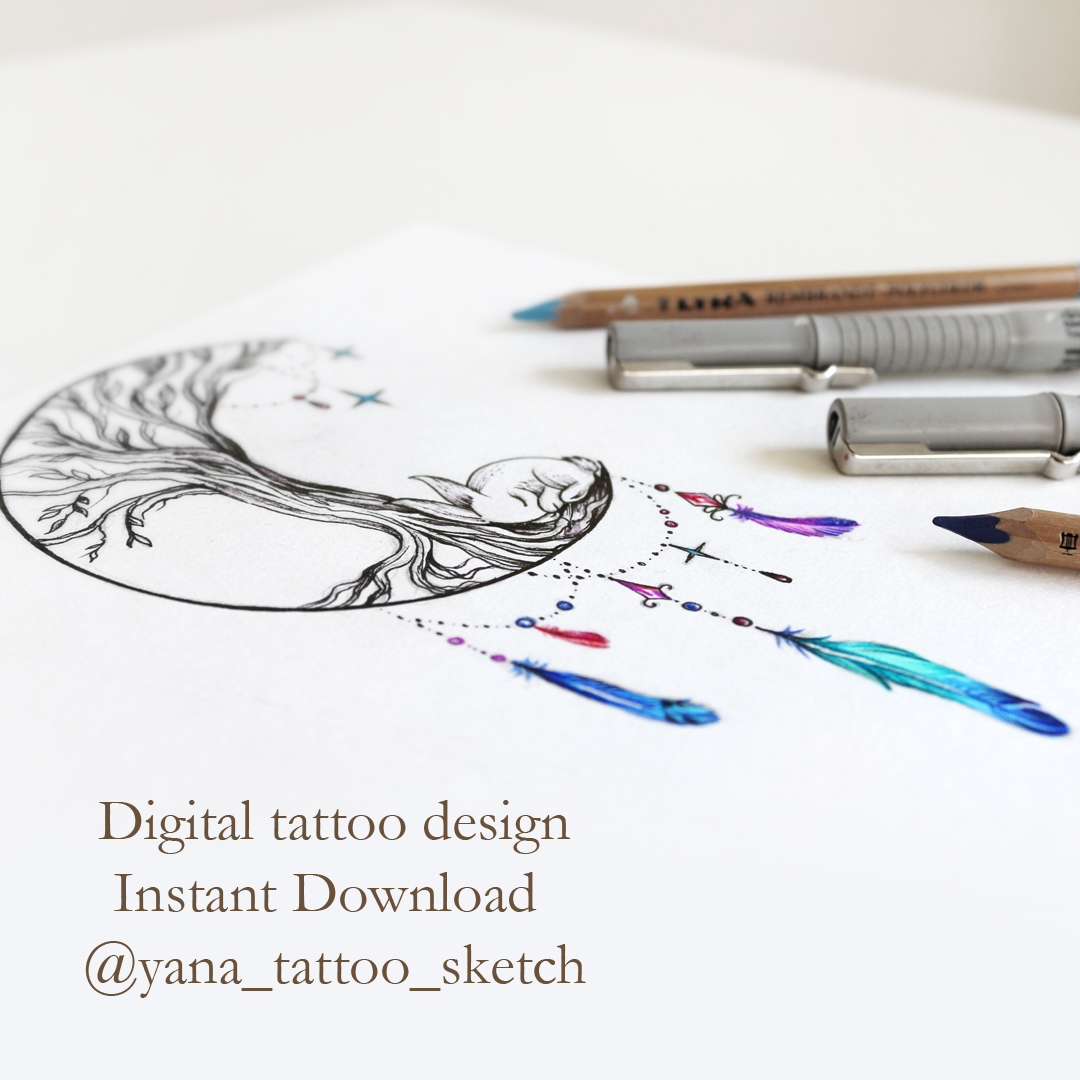 Tree Of Life Tattoo Design Fine Line Tree Of Life Tattoo Ide - Inspire ...