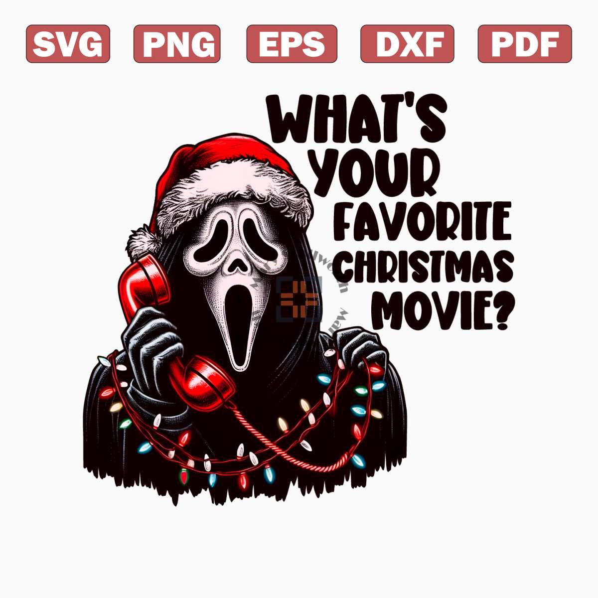 Ghostface Christmas Whats Your Favorite Christmas Movie Png | Inspire ...