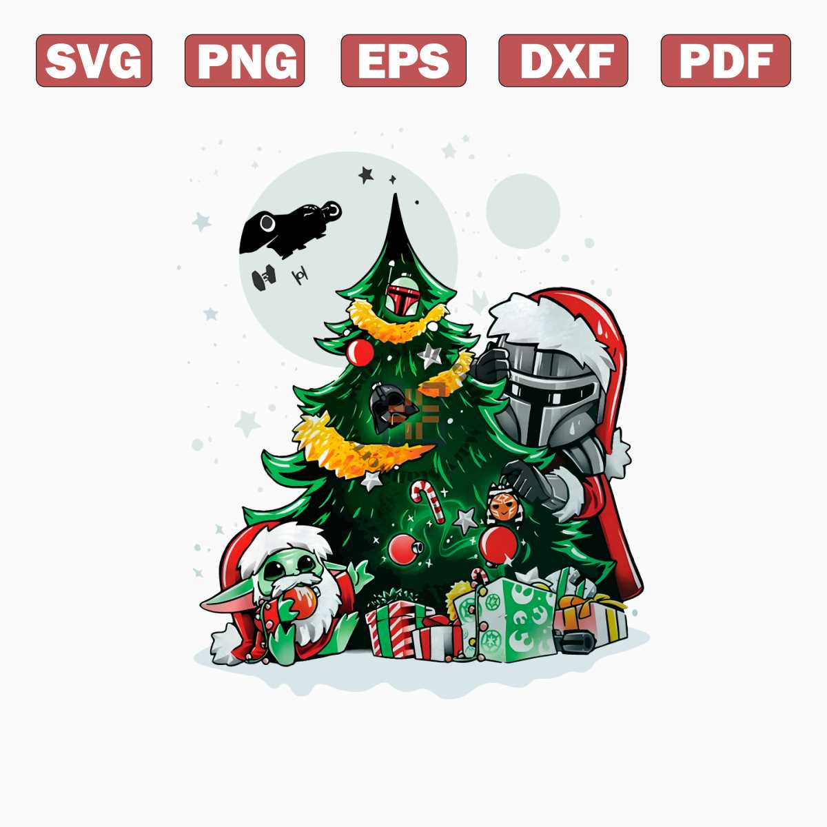 Disney Star Wars Christmas Darth Vader PNG Download | Inspire Uplift