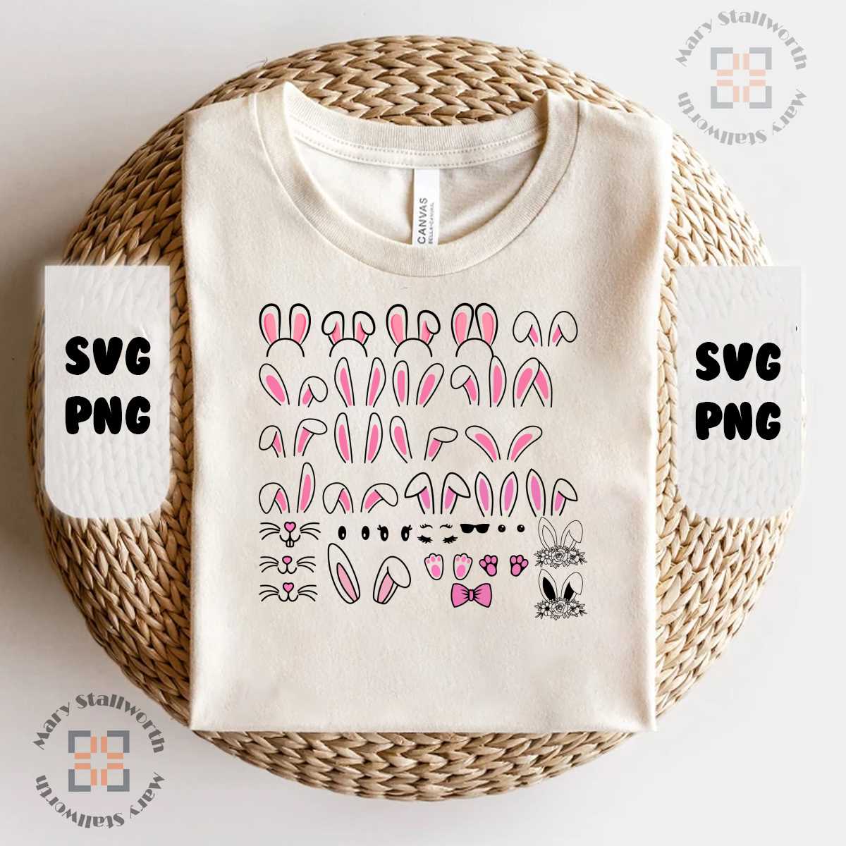 Bunny Ears SVG, Bunny Ears PNG, Bunny Ears Bundle, Easter Bu | Inspire ...