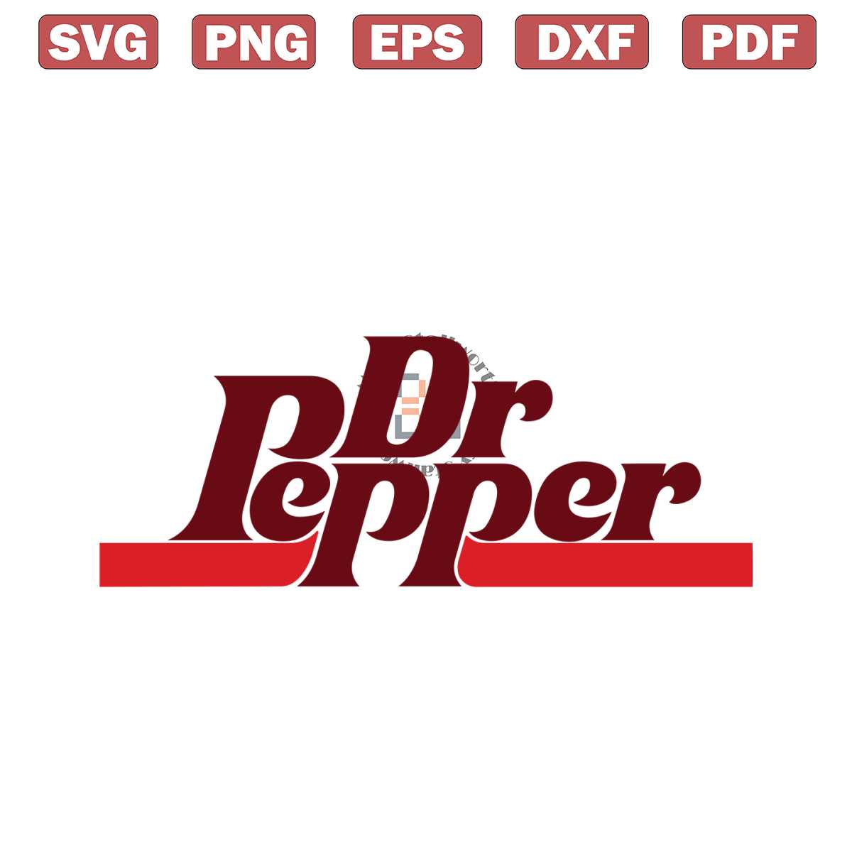 Dr Pepper Soft Drink Symbol SVG - Inspire Uplift