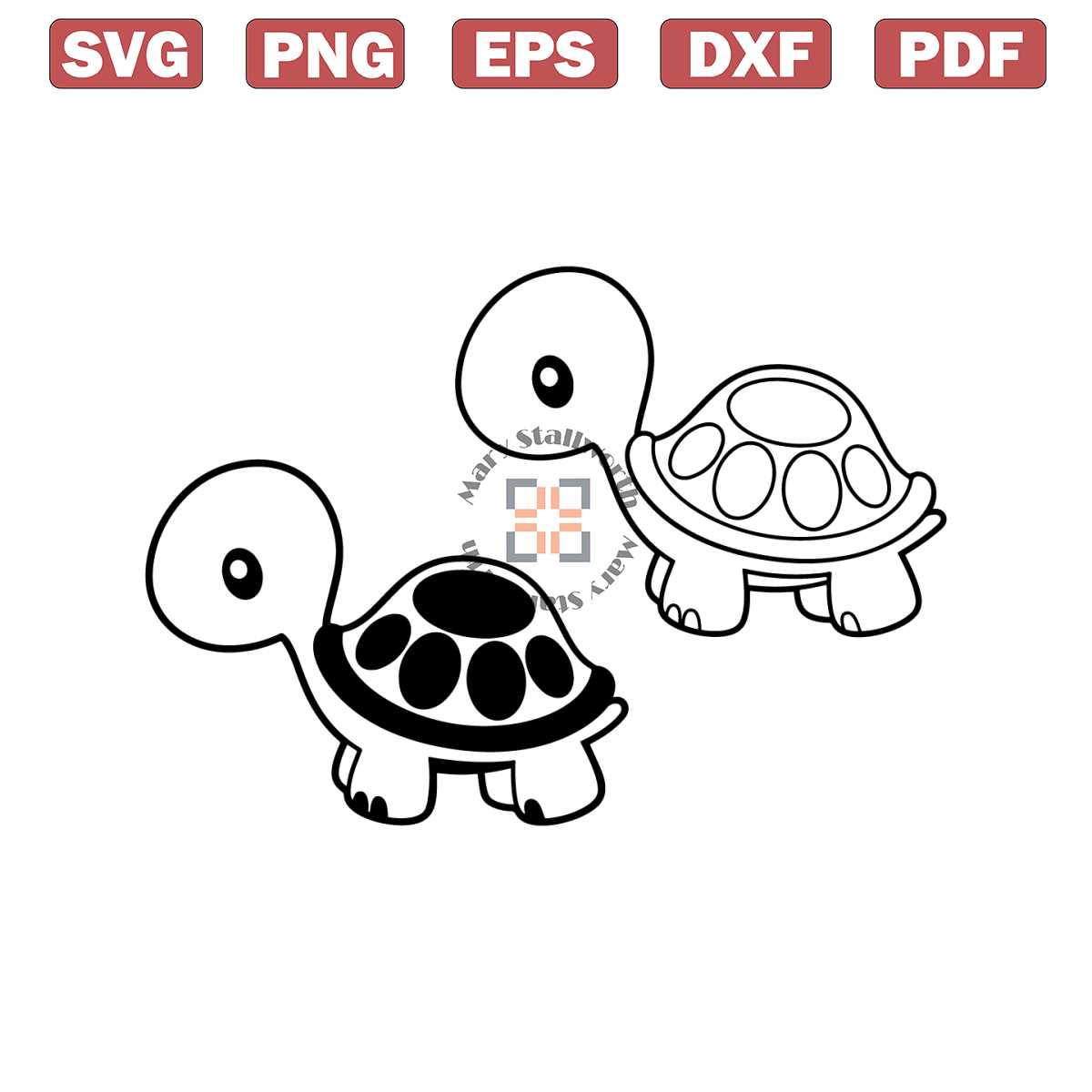 Cute Turtle SVG PNG DXF png. Cricut Cut files, Silhouette. T | Inspire ...