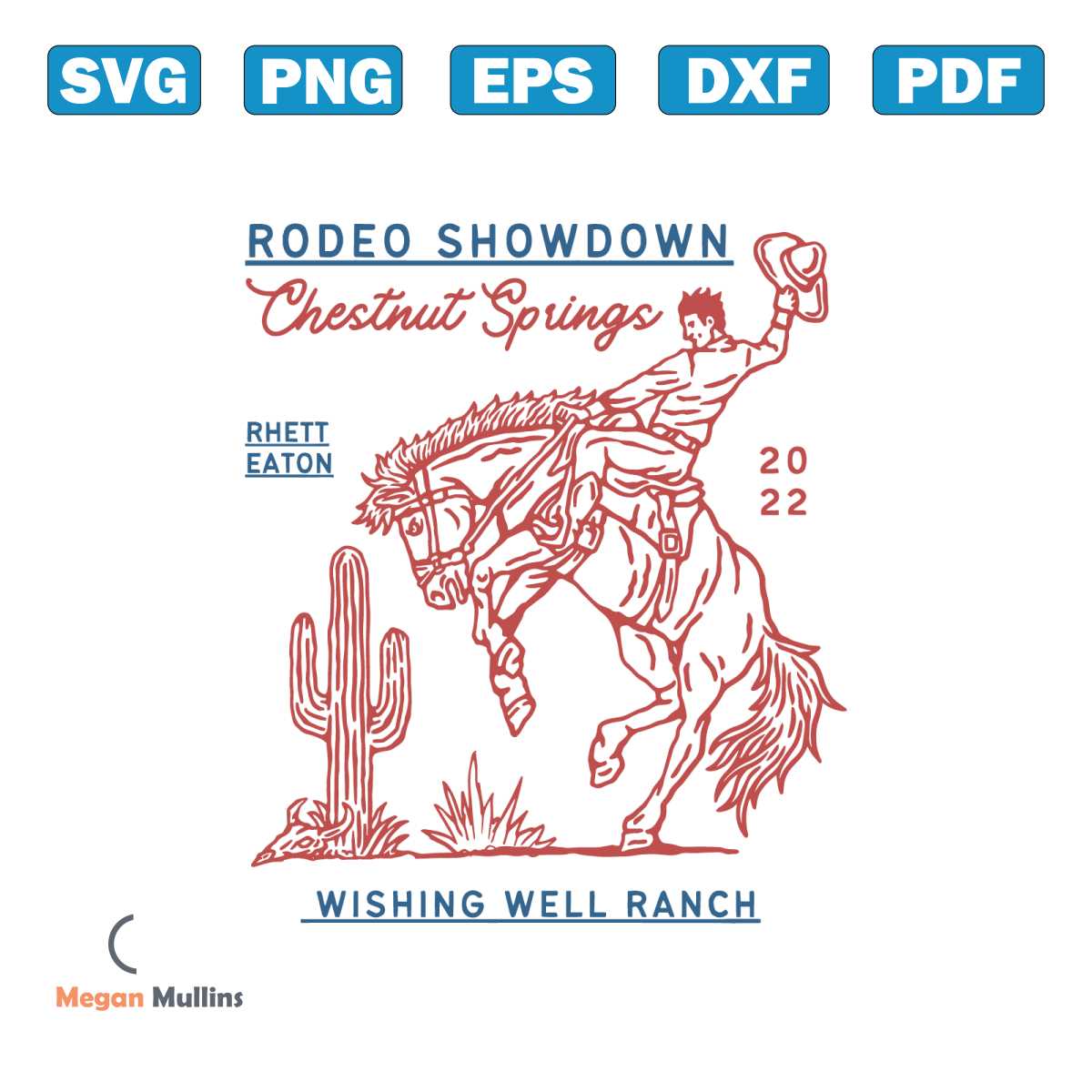 Rodeo Showdown Chestnut Springs 2022 SVG | Inspire Uplift