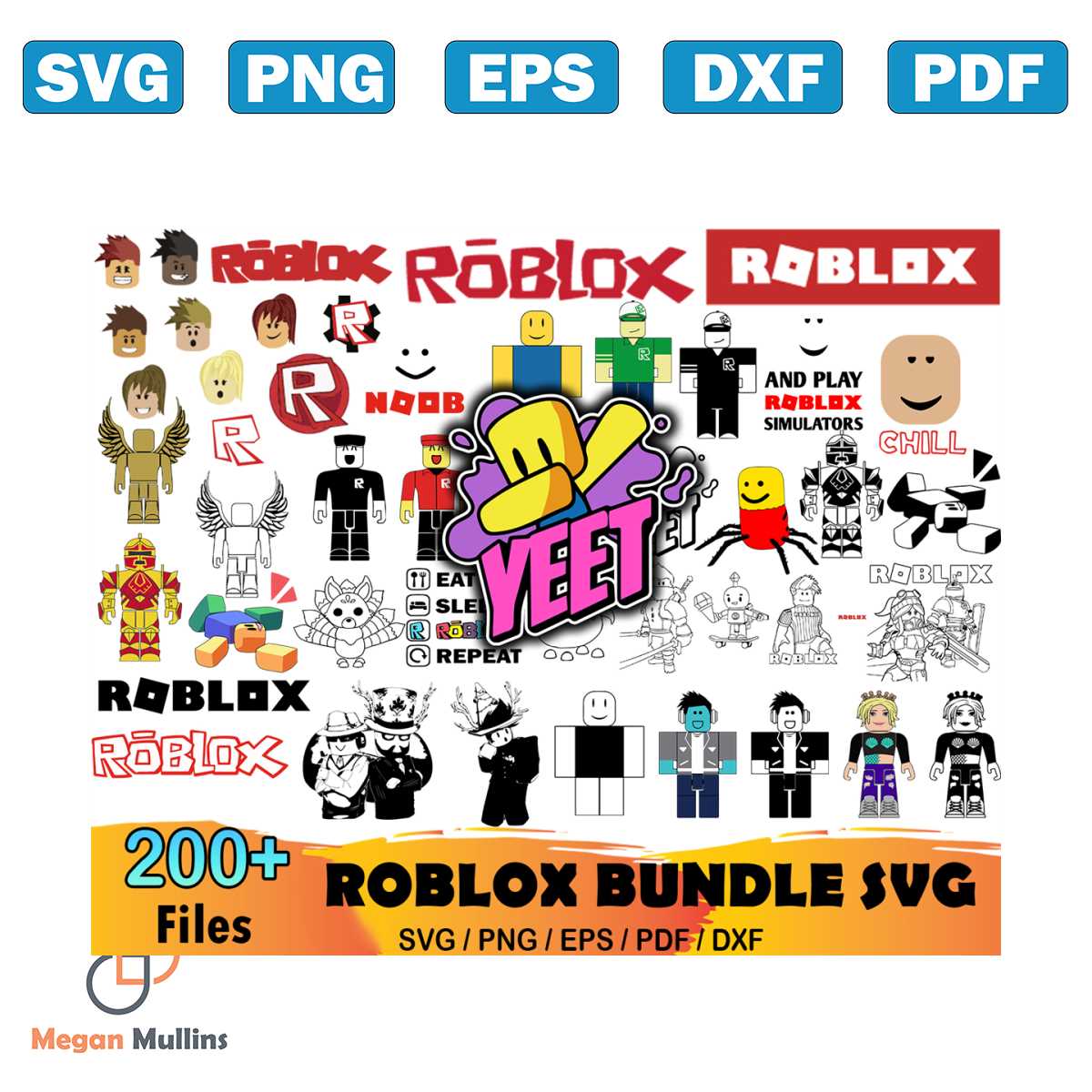 200 Files Roblox Bundle SVG | Inspire Uplift