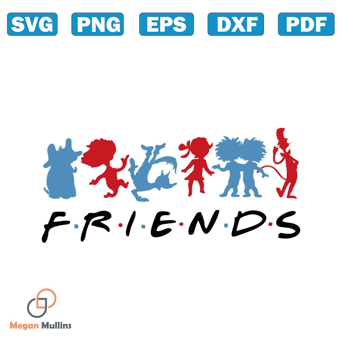 Dr.Suesss Characters Silhouette Png svg | Inspire Uplift