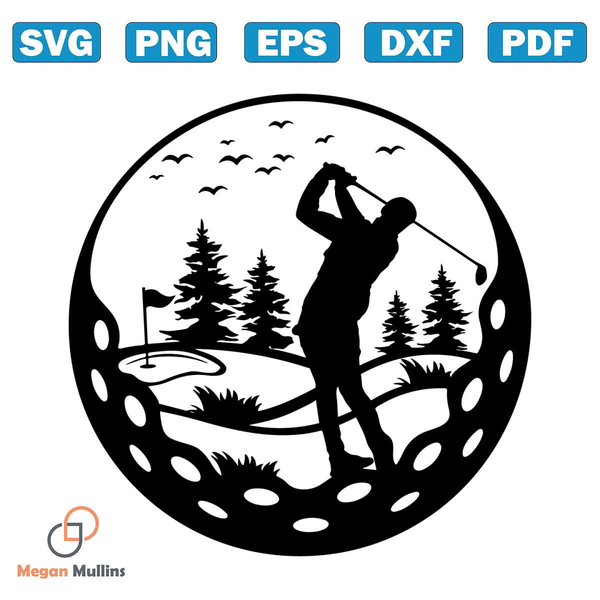 Golfing SVG | Golfer svg | Golf Ball svg | Golf Club svg | G | Inspire ...