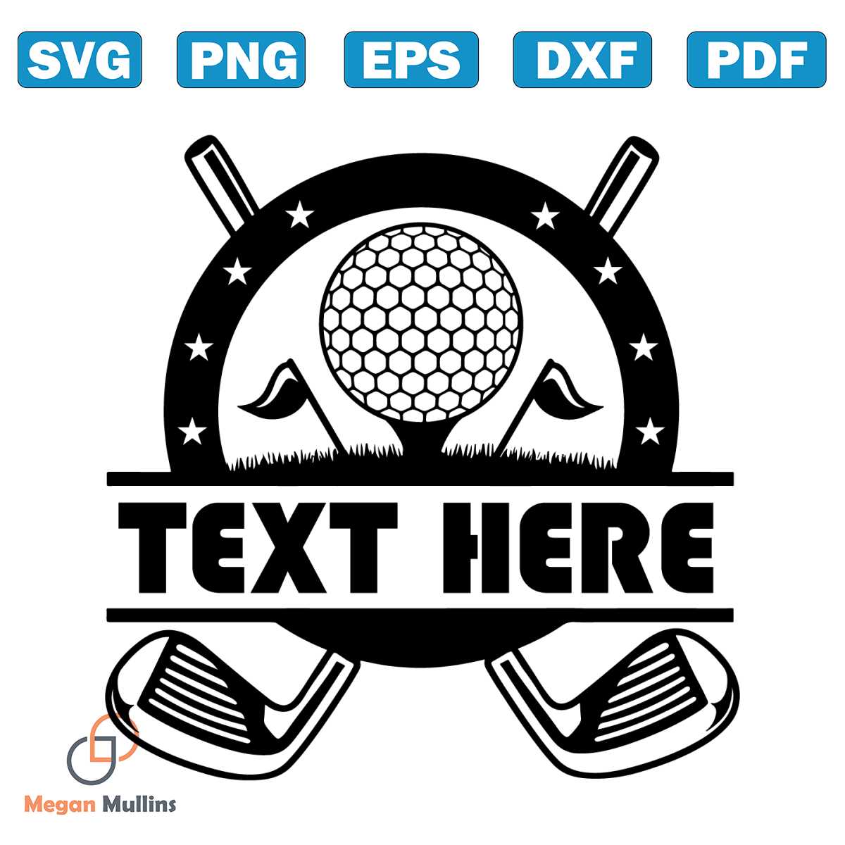Golf Svg | Golf Name Frame Svg | Golf Clipart | Golf Ball Sv | Inspire ...