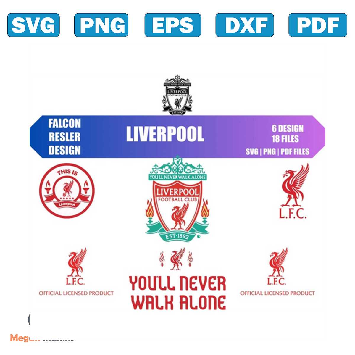 Liverpool Football Logo -Svg-Png-Pdf- \ Tshirt \ Shirt \ Hoo | Inspire ...