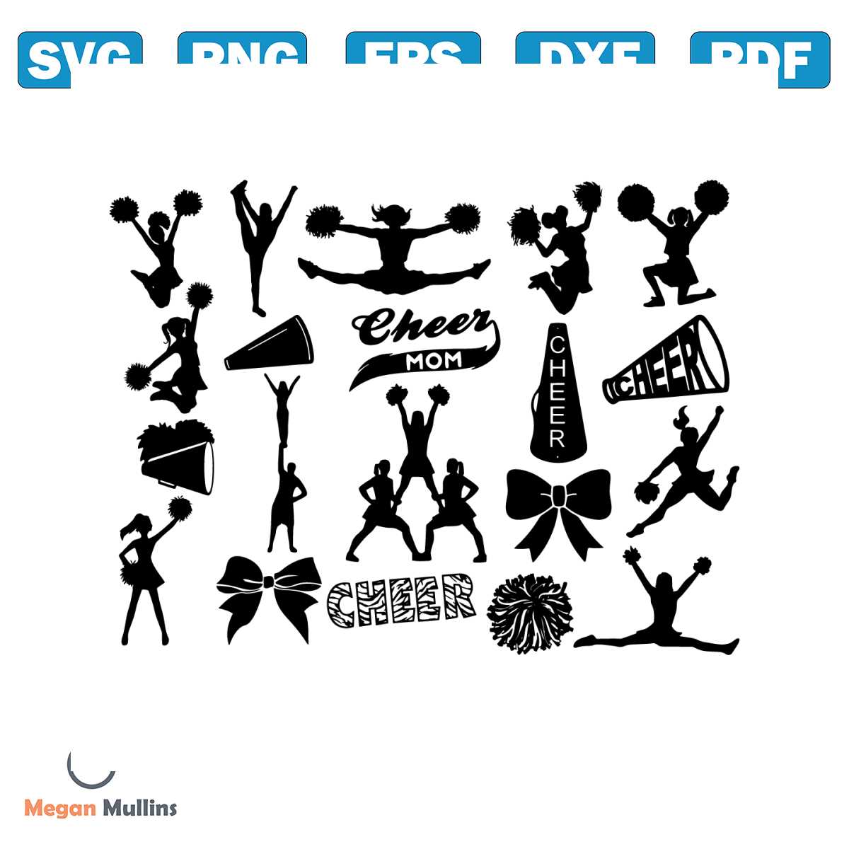 Cheer SVG Bundle, Cheer svg, cheerleading svg, cheerleader s | Inspire ...