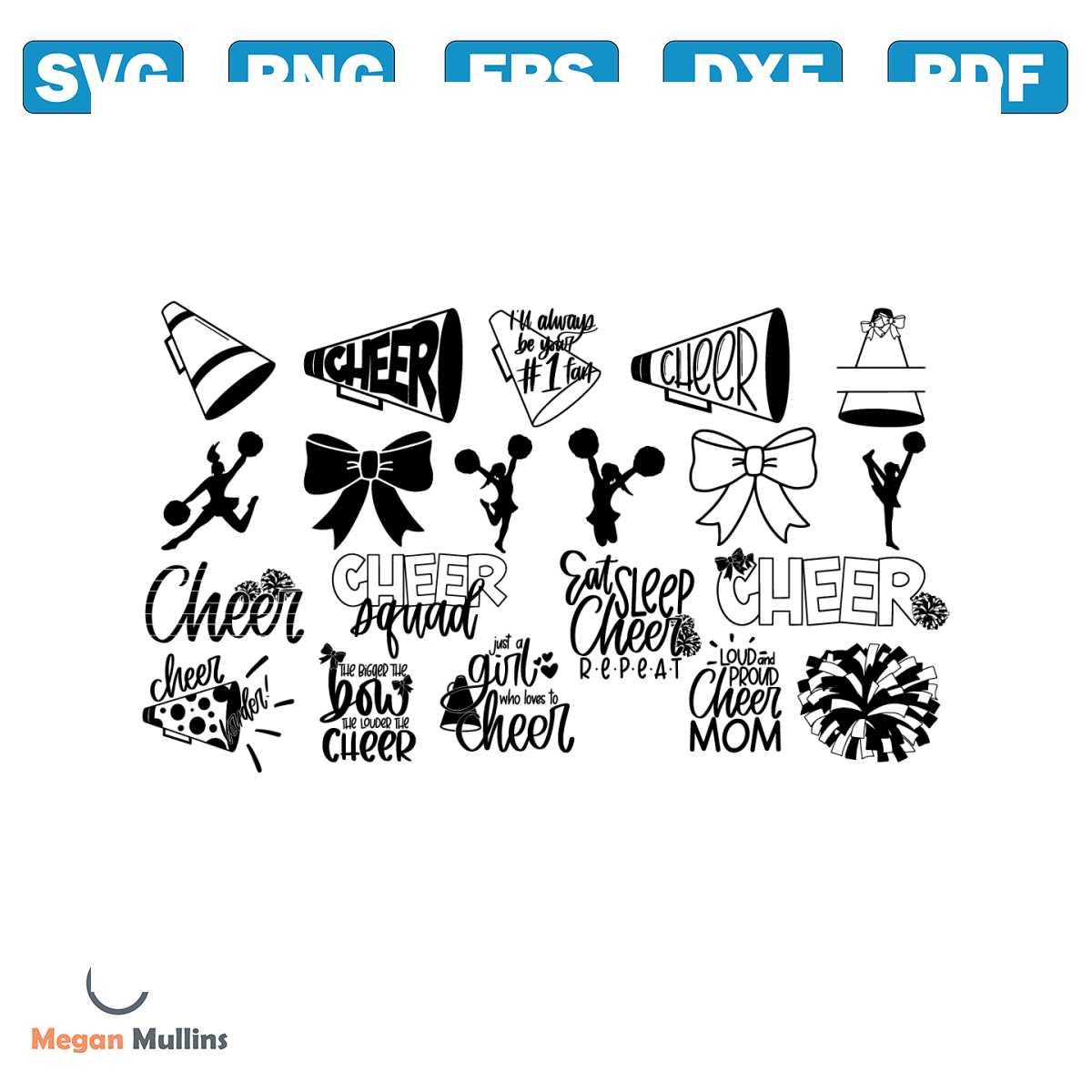 Cheer Big Svg Bundle Cheer Svg Bundle Cheer Svg Cheerl Inspire