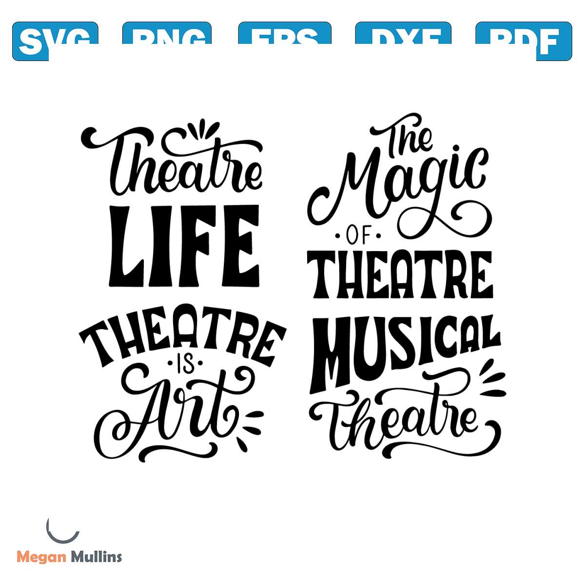COD288 theatre life, theatre is art svg,theatre svg, bundle | Inspire ...