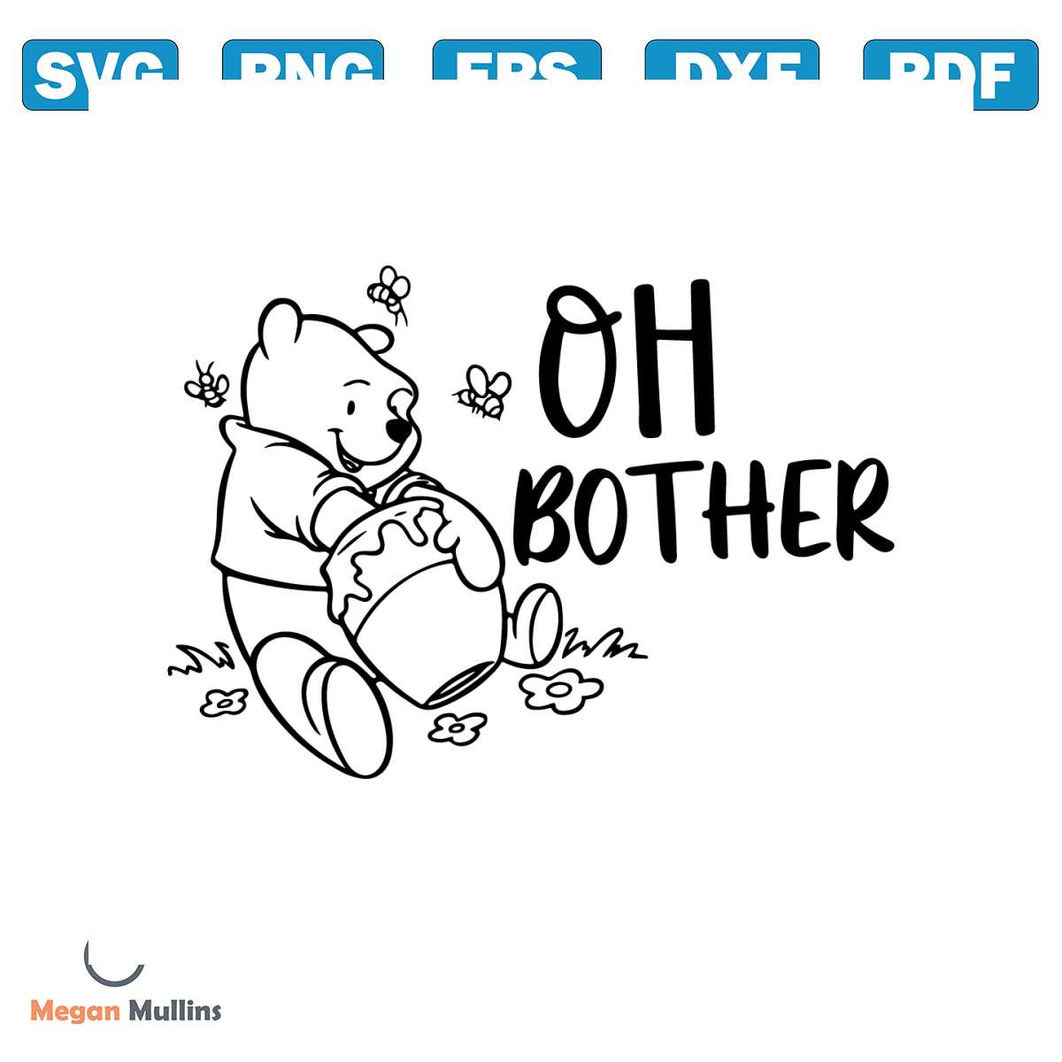 Oh Bother Svg, Winnie Pooh SVG PNG, Pooh Svg, Bear Svg clipa | Inspire ...