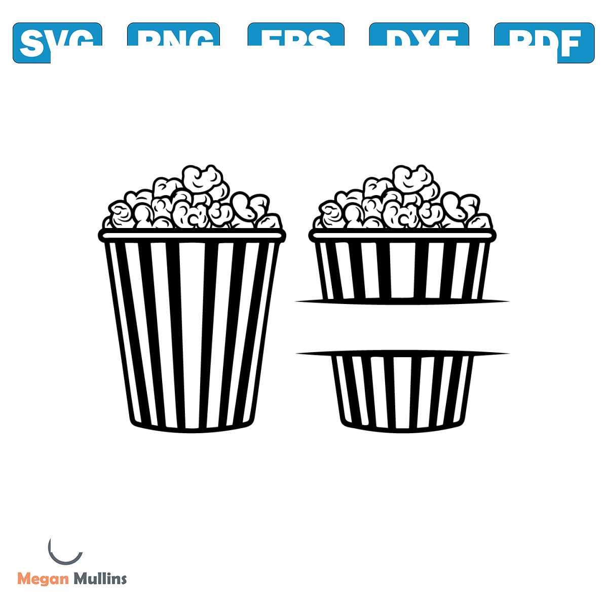 Popcorn SVG Customized name pop corn svg, popcorn boxes, cut | Inspire ...