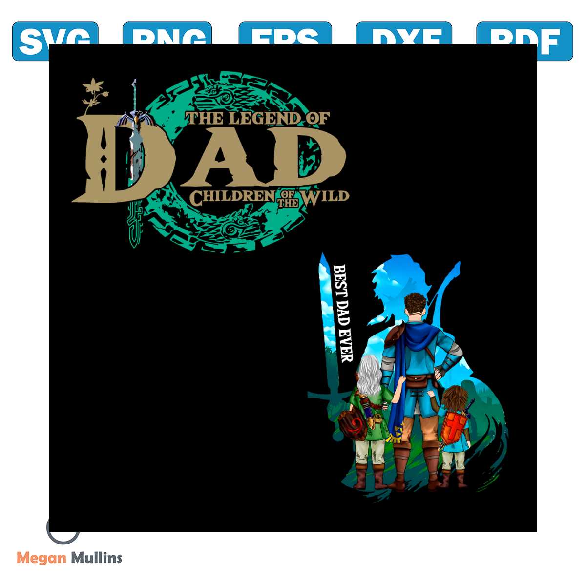 The Legend Of Dad Best Dad Ever PNG | Inspire Uplift