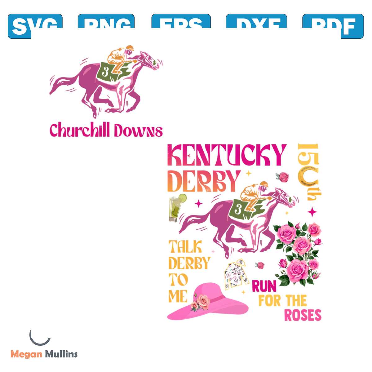 Kentucky Derby 150th Run For The Roses PNG | Inspire Uplift