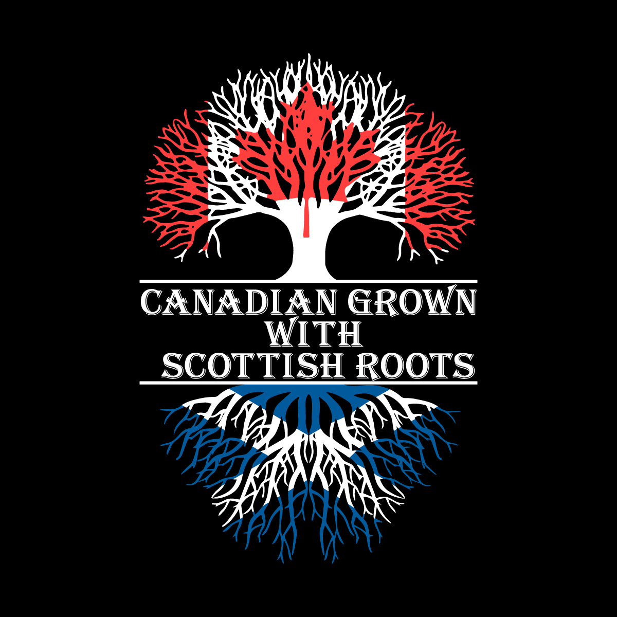 Canadian grown with Scottish roots SVG PNG DXF pdf cut file - Inspire ...