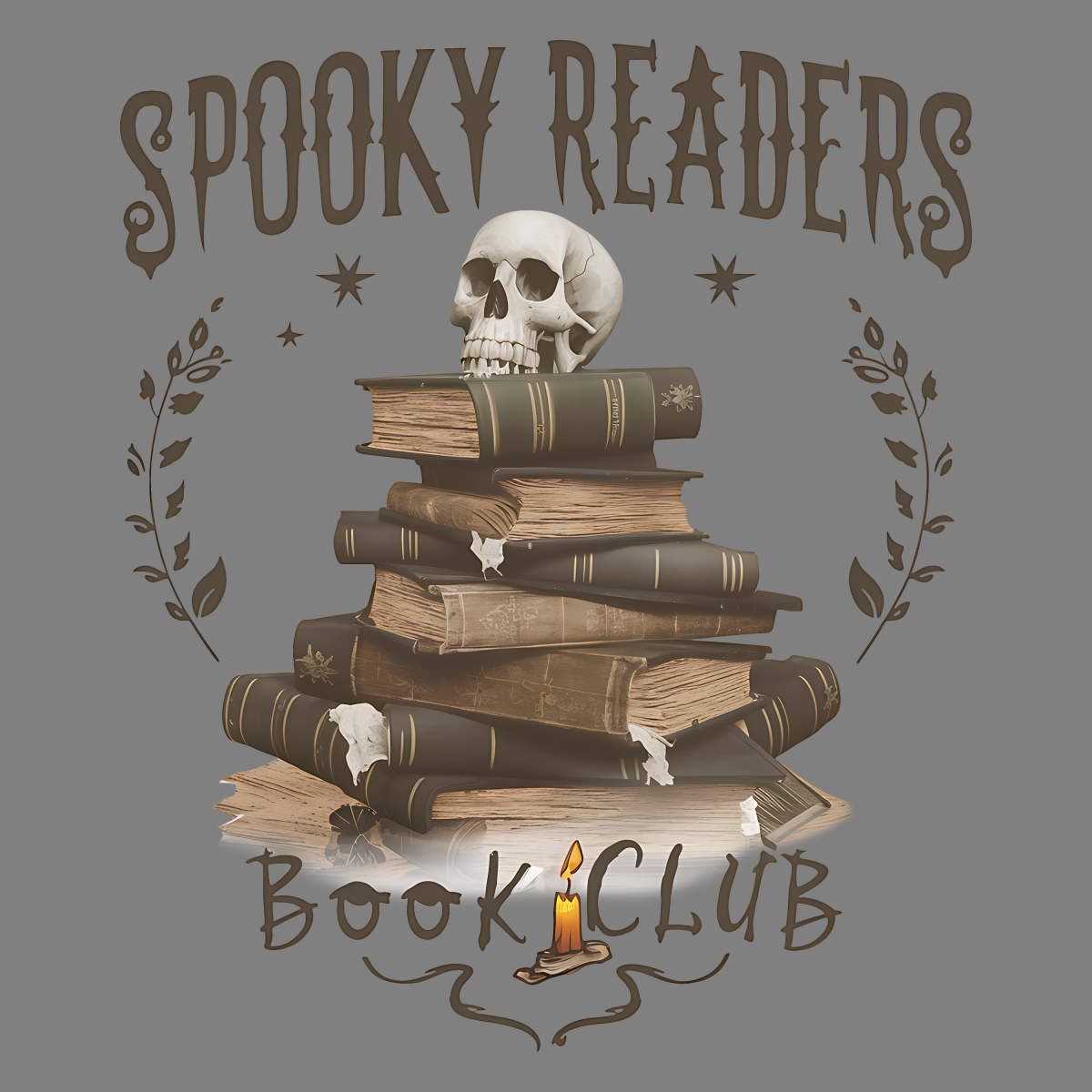 Book Lover Horror Spooky Readers Book Club PNG | Inspire Uplift