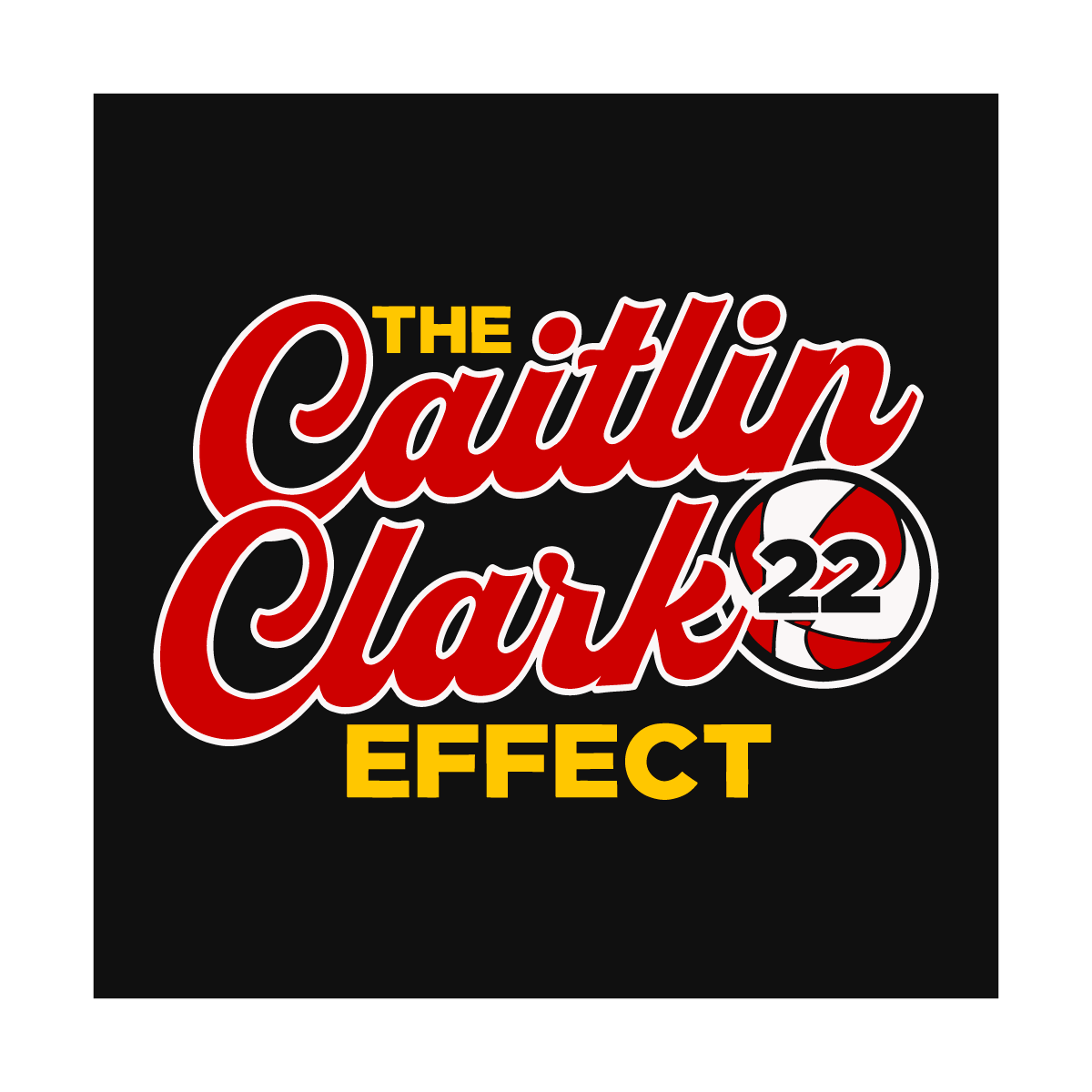 The Caitlin Clark Effect 22 Basketball SVG | Inspire Uplift