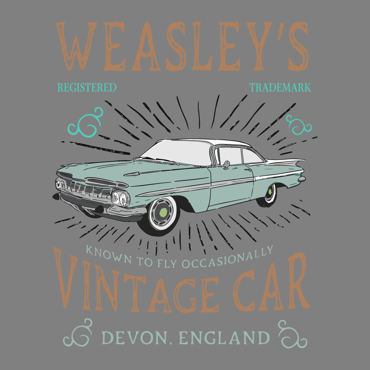 Weasleys Vintage Car Harry Potter SVG Digital Download Files | Inspire ...