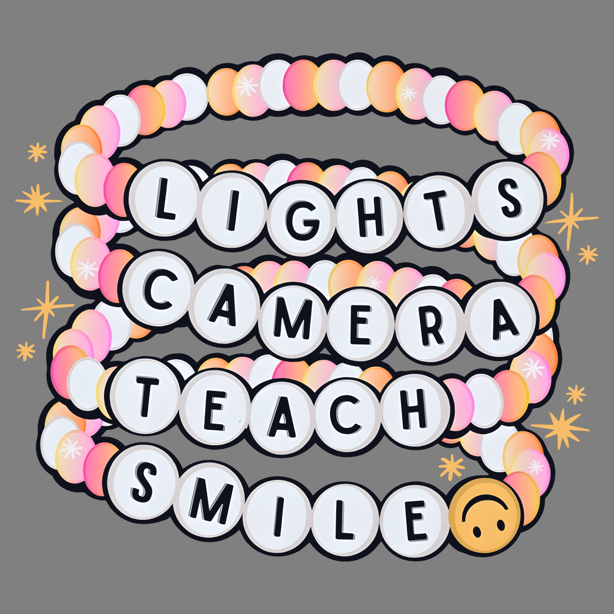 Lights Camera Teach Smile Swiftie PNG Digital Download Files | Inspire ...