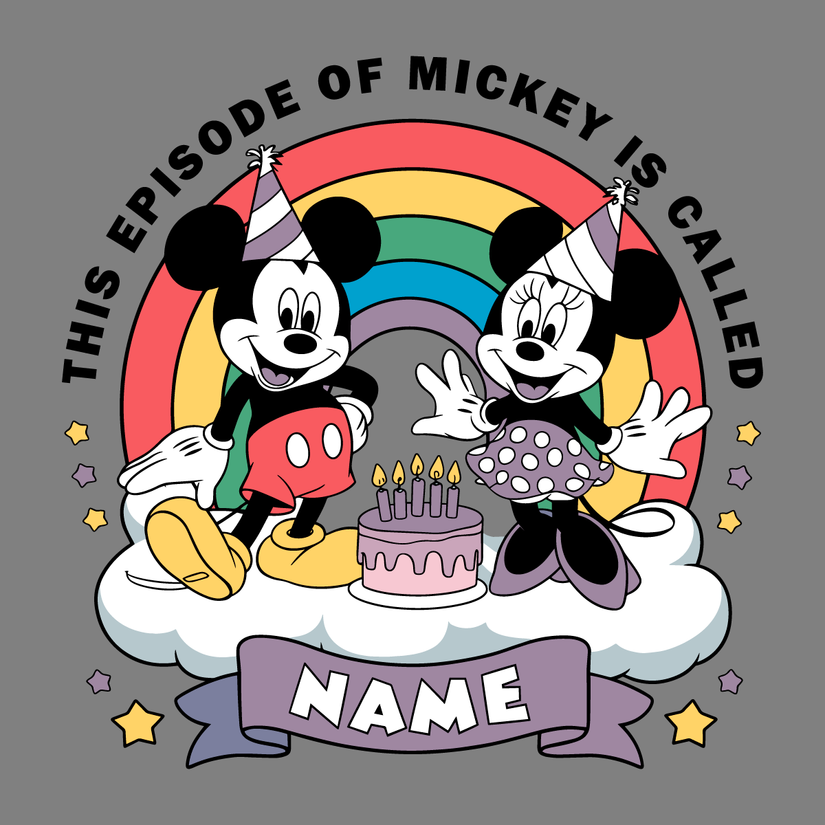 Mickey With Name Svg | Inspire Uplift