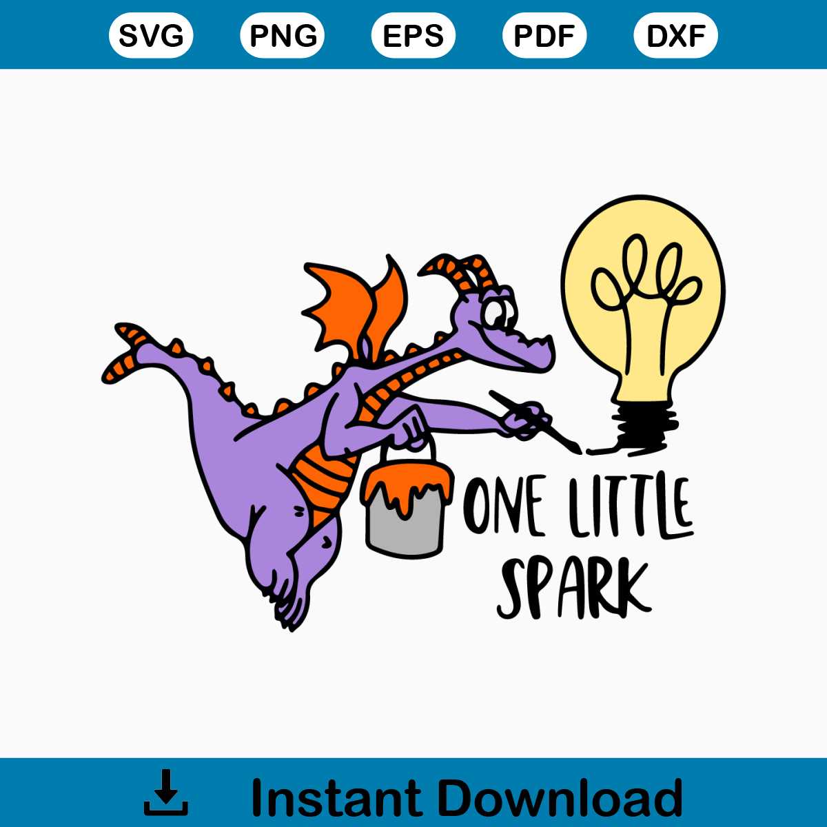 Figment SVG, easy cut file for Cricut, Layered by colour | Inspire Uplift