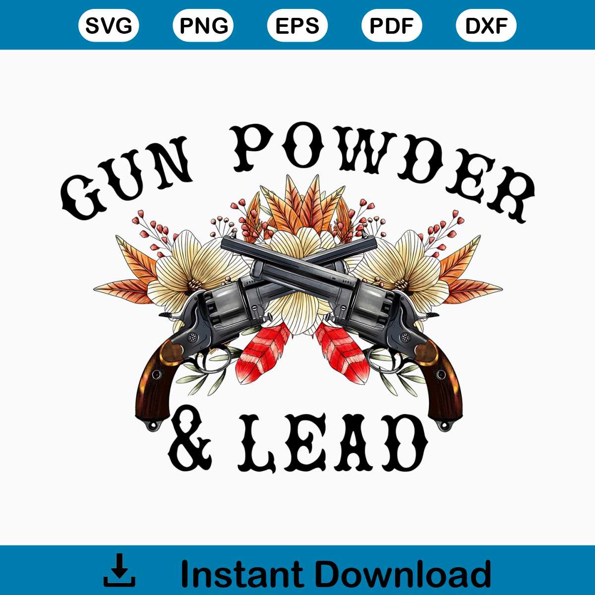 Gun Powder and Lead Sublimation Download,Vintage Guns PNG,Vi | Inspire ...