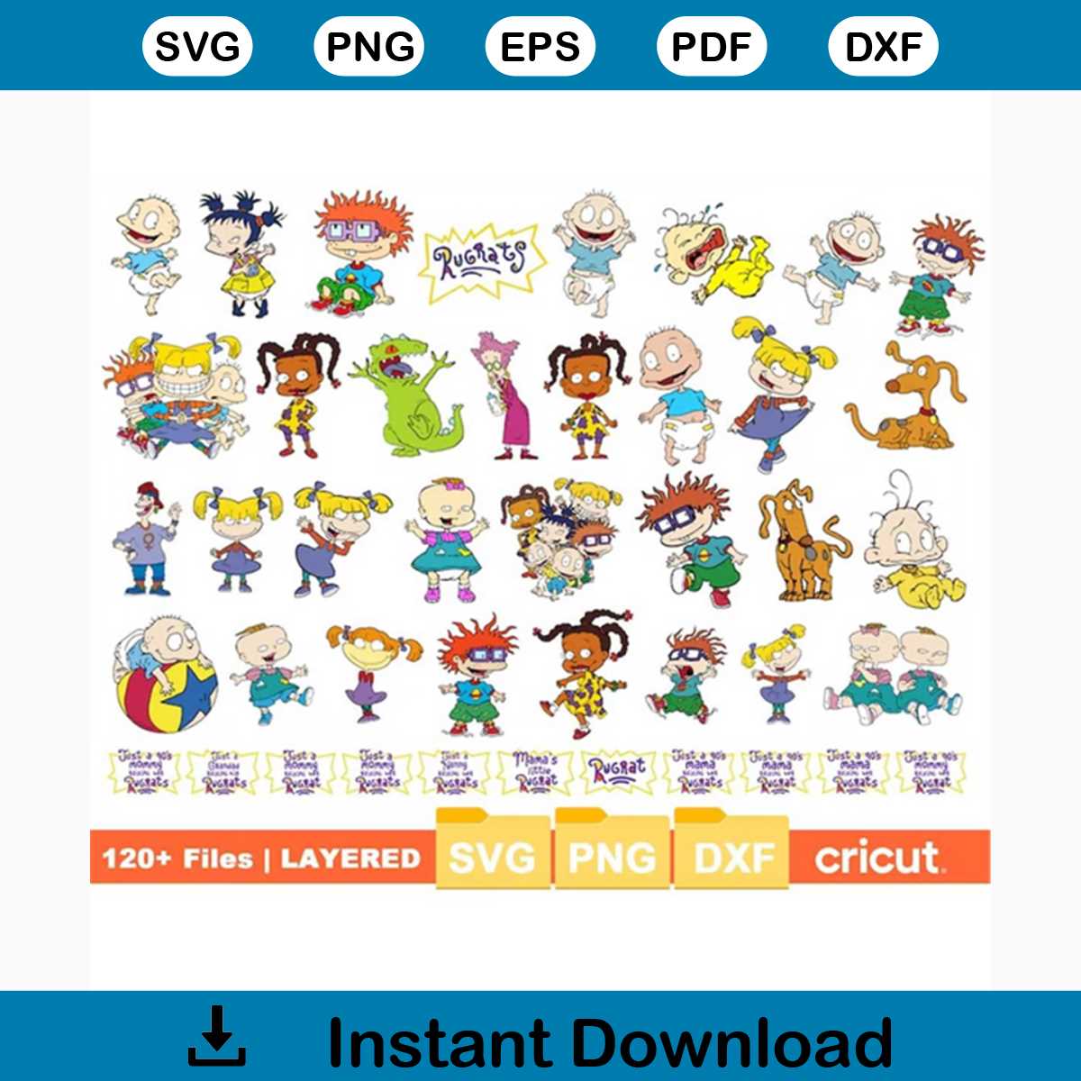 120 Rugrats svg, Rugrats clipart, rugrats png files, rug rat | Inspire ...