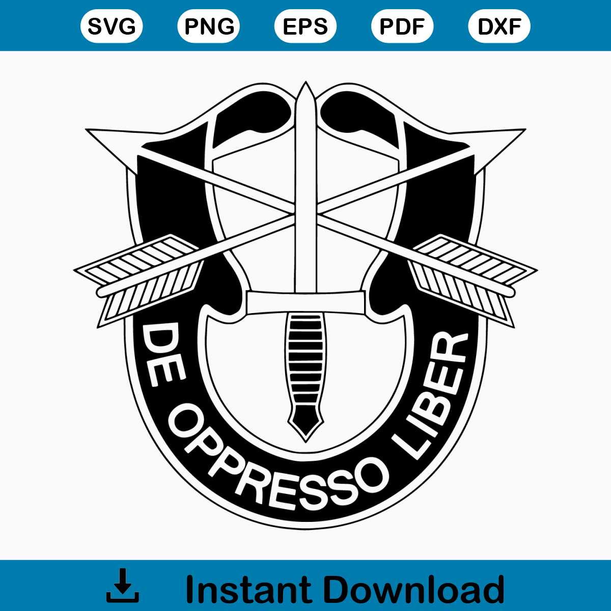 US Army Special Forces Airborne,SvG,PnG,DxF,EpS file,Instant | Inspire ...