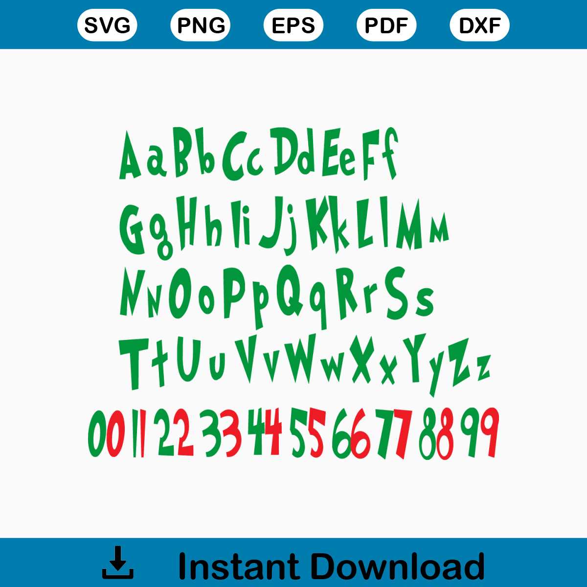 Grinch Font SVG,Grinch OTFGrinch Clipart,Grinch Alphabet,Gri | Inspire ...