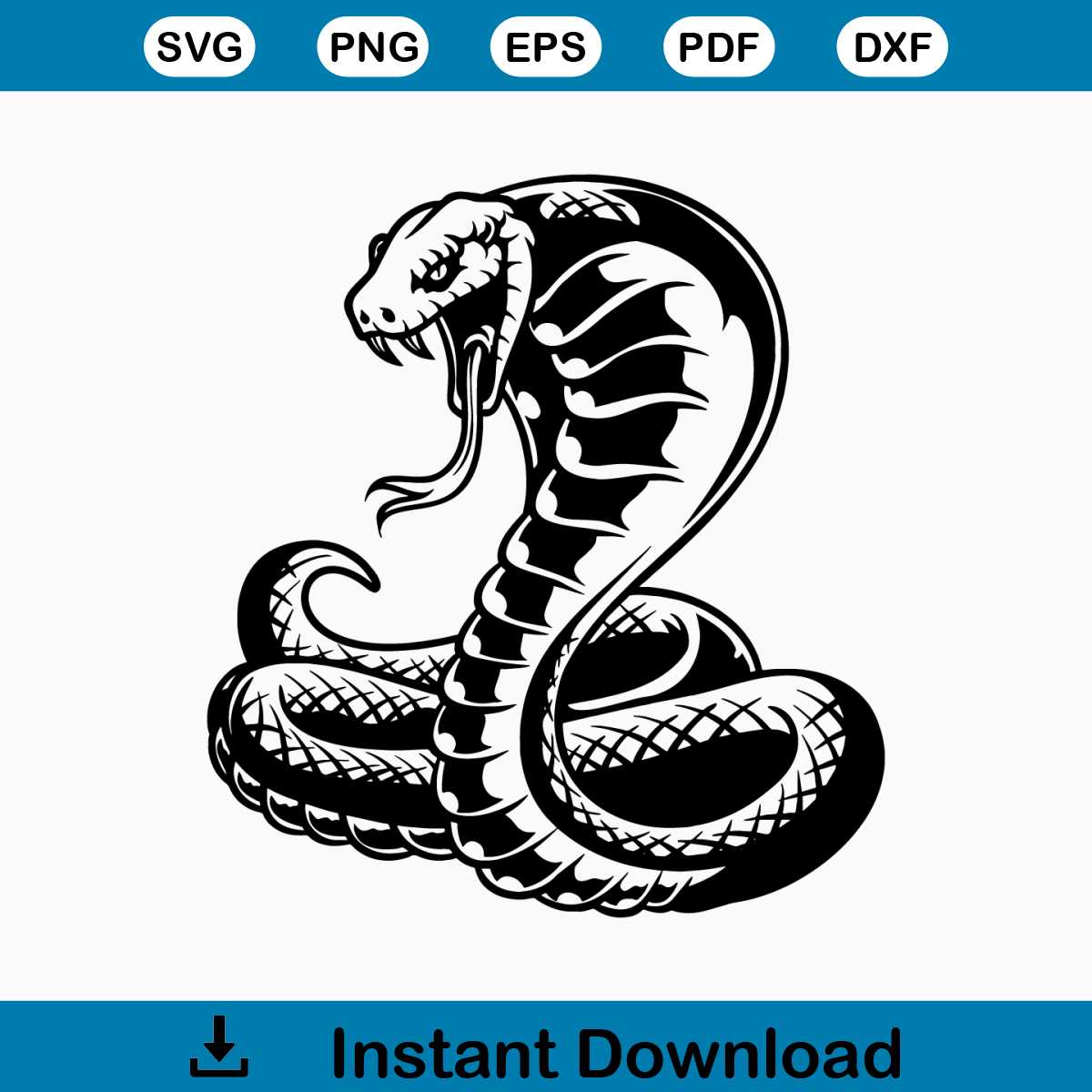 Cobra Snake Svg File | Snake Head Svg | Snake Svg | Snake Sh | Inspire ...
