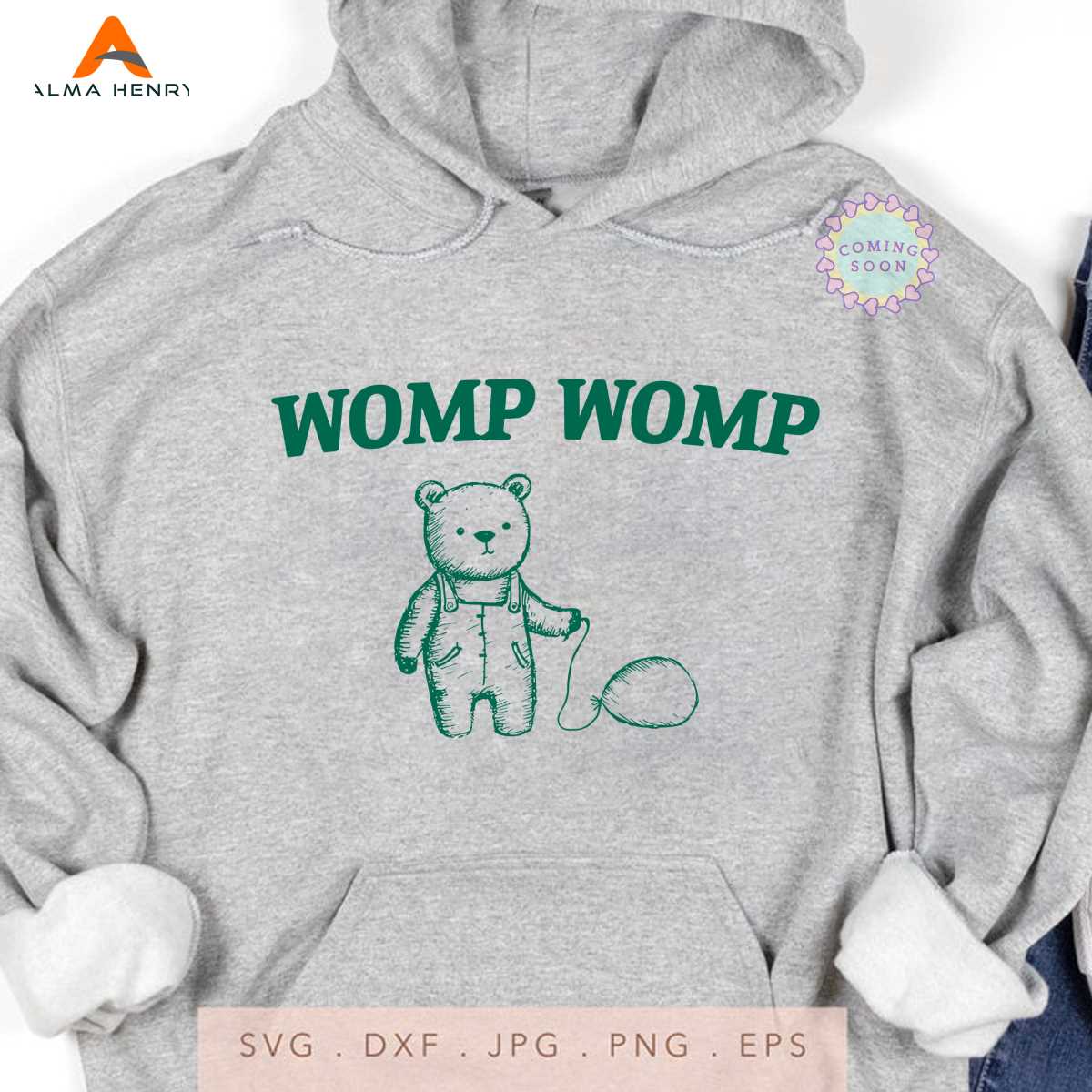 Retro Womp Womp Bear Meme SVG | Inspire Uplift