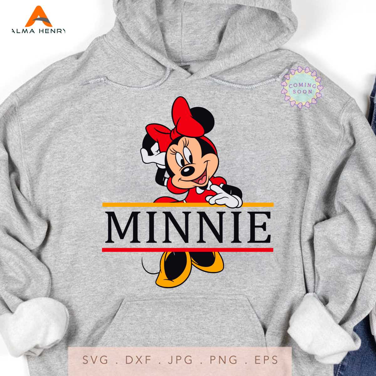 Cute Minnie Mouse Disney Character SVG - Inspire Uplift