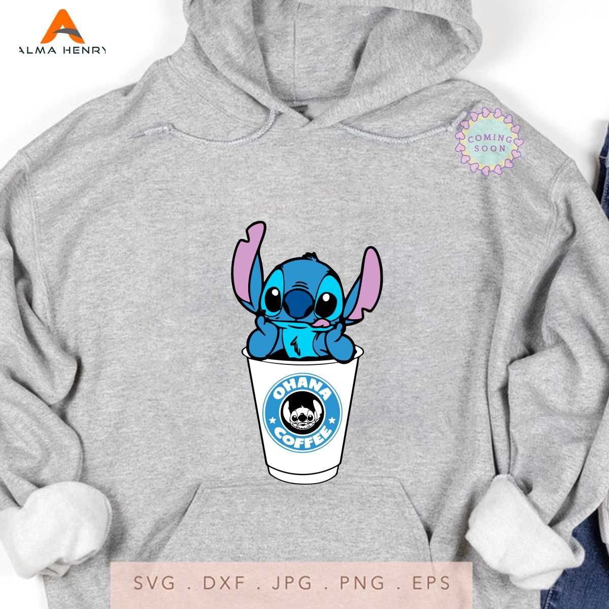 Stitch Coffee Snack Disneyland Svg, Stitch svg Ears svg png | Inspire ...