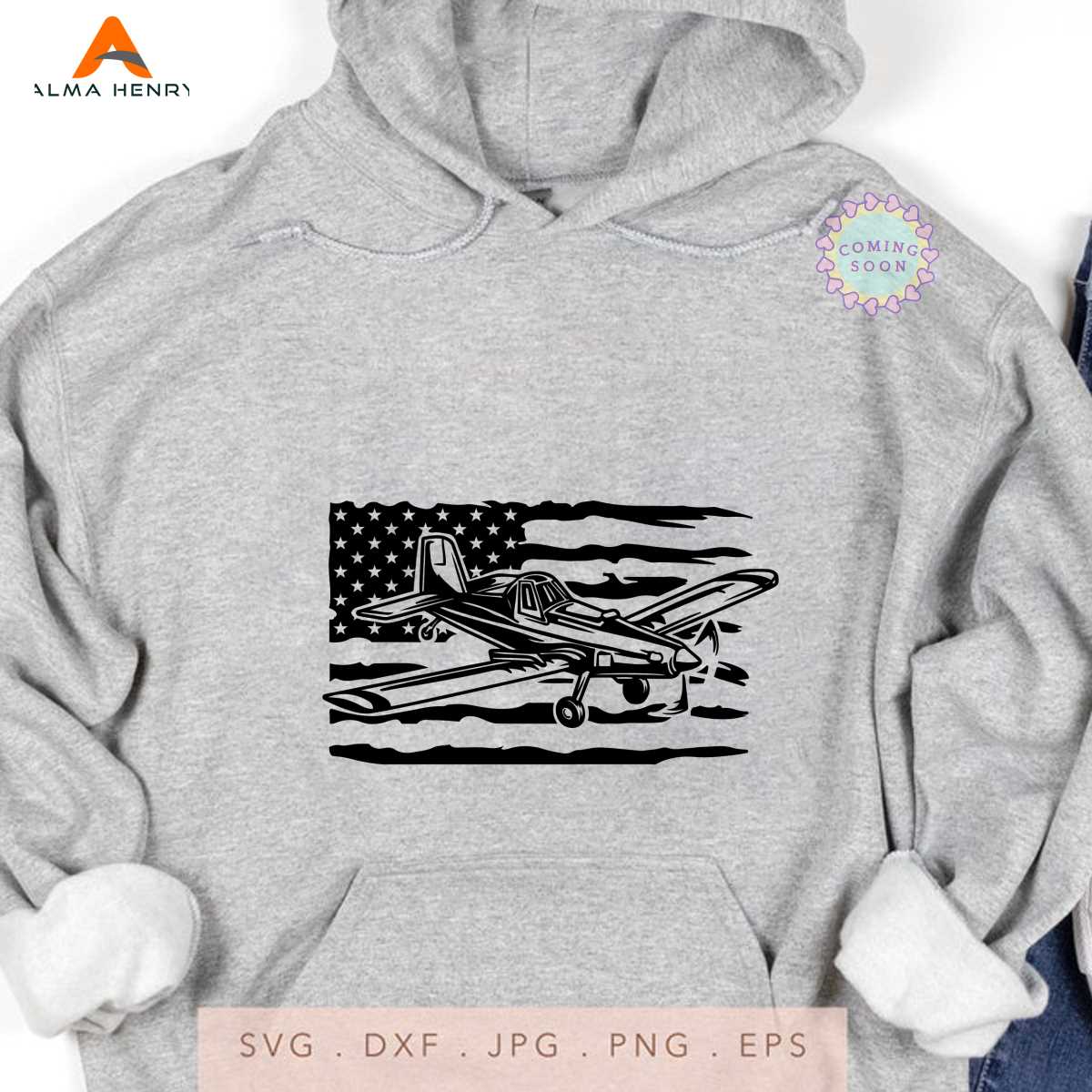 US Crop Duster SVG | USA Single Prop Airplane Svg | Farm Dec | Inspire ...