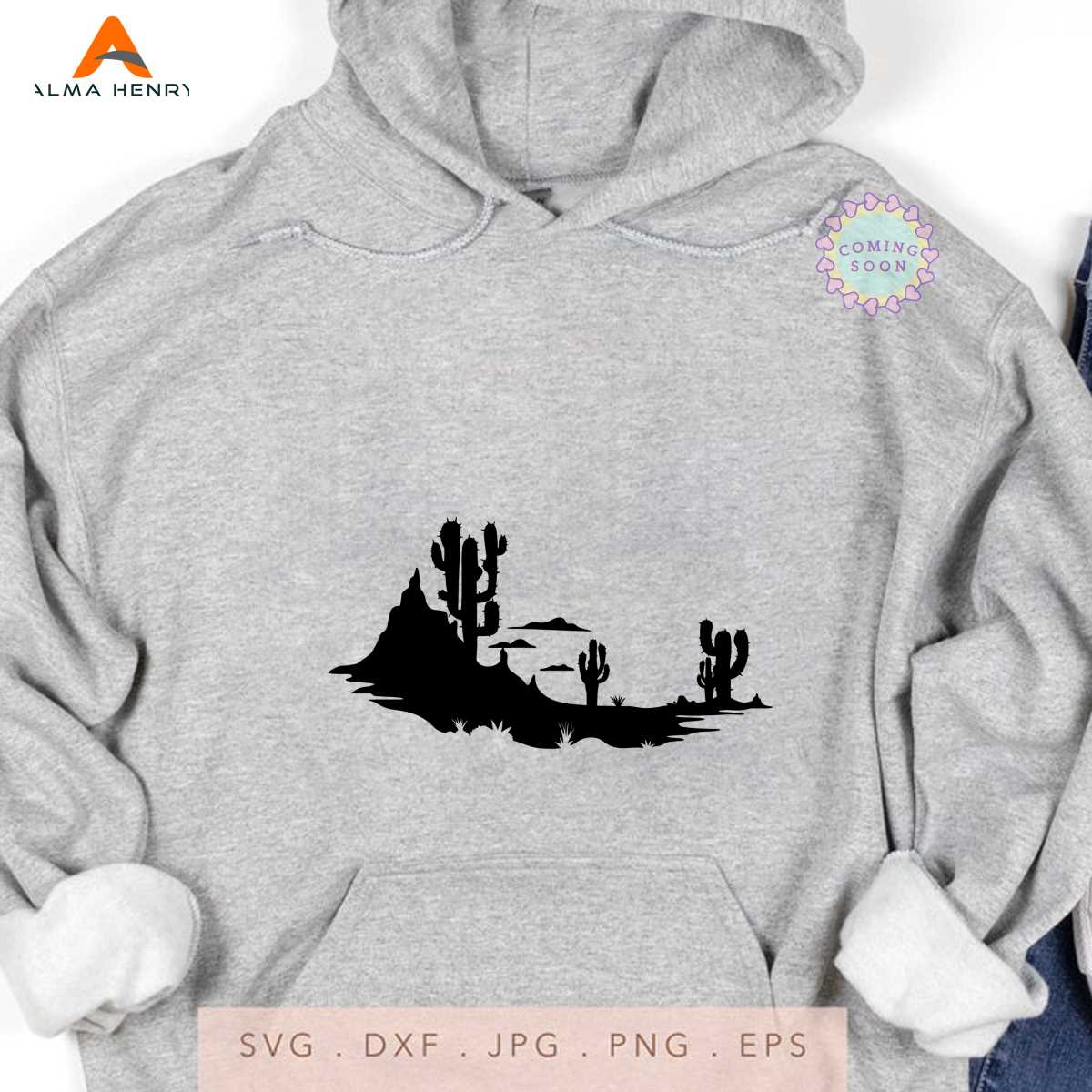 Cactus Desert Svg File || Cactus Svg || Western Landscape Sv | Inspire ...