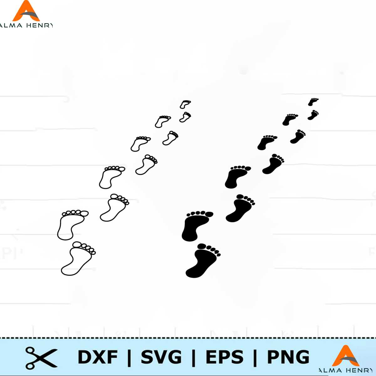 Footprint Svg, Footsteps Svg, footprints in the sand svg, Sv | Inspire ...