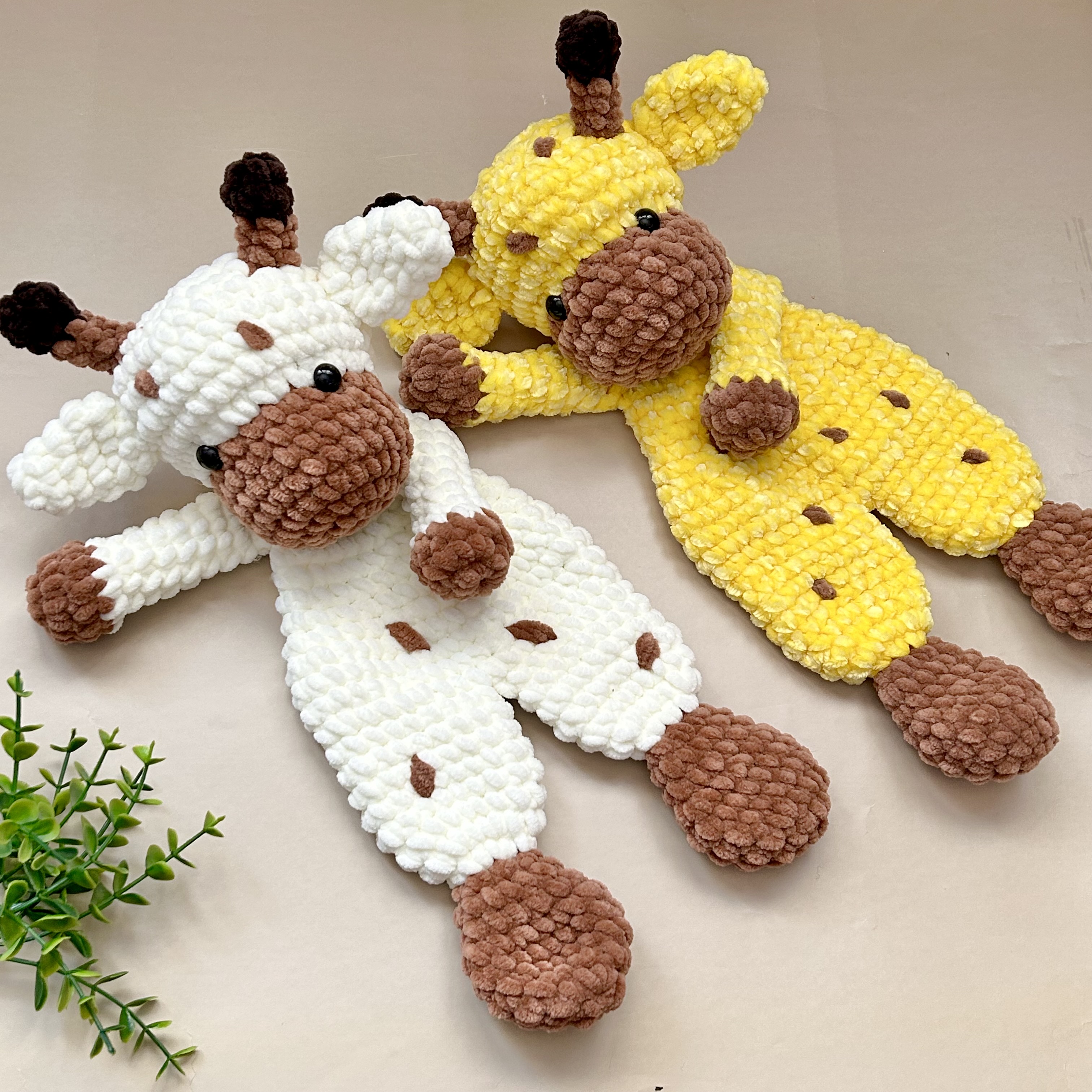 Crochet giraffe lovey pattern Amigurumi giraffe pdf pattern | Inspire ...