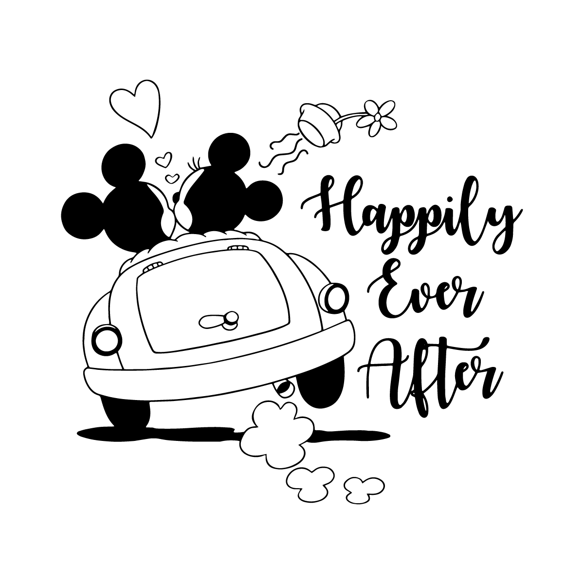 Happily Ever After Svg Digital Download Files | Inspire Uplift