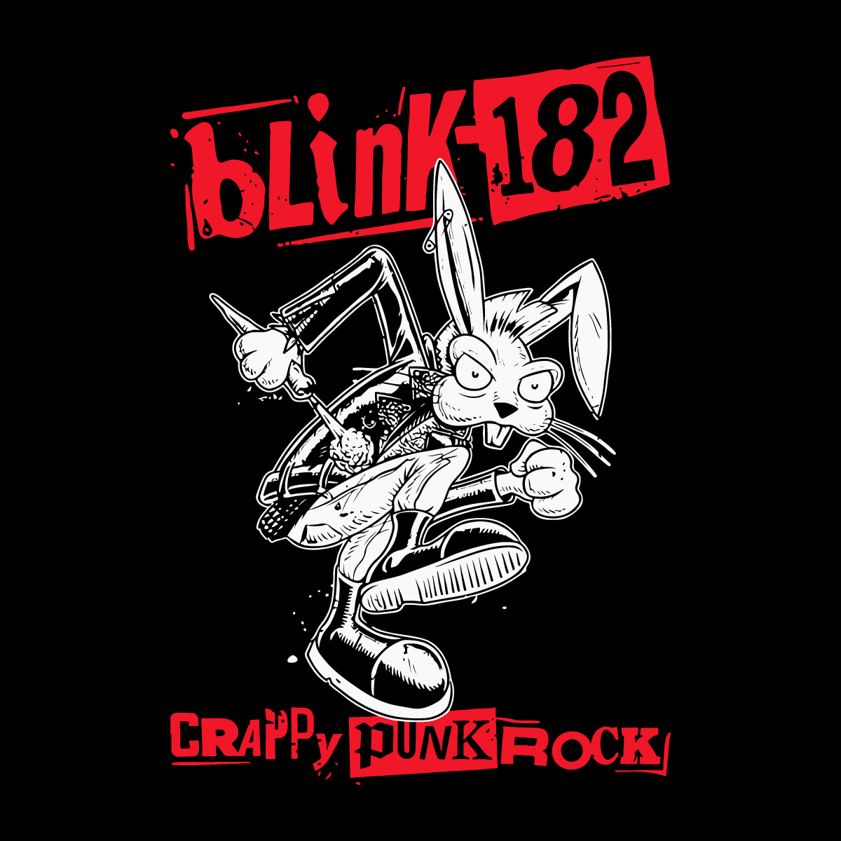 Blink 182 Crappy Punk Rock Bunny SVG Digital Download Files | Inspire ...